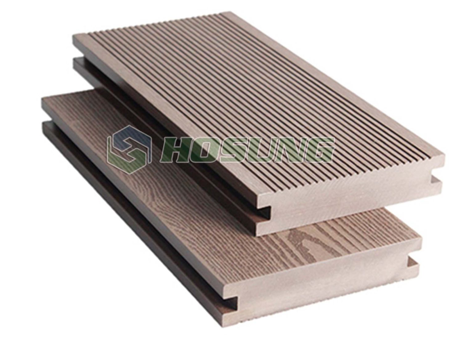 1st Generation WPC Decking - Classic Grooved Style & Affordable- HOSUNG ...