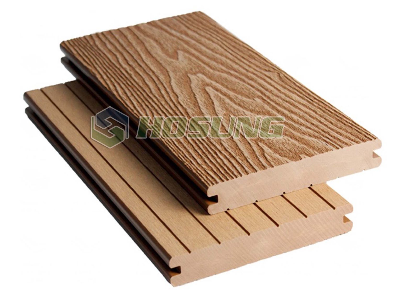 Hosung®- FW140S23-Dragon Texture Teak Color - HOSUNG WPC Composite