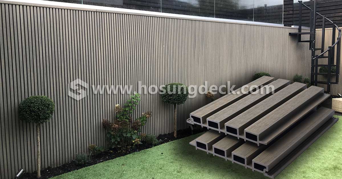 WPC fluted panel, price, size, and installation | Beginner's Guide to composite slatted cladding ...
