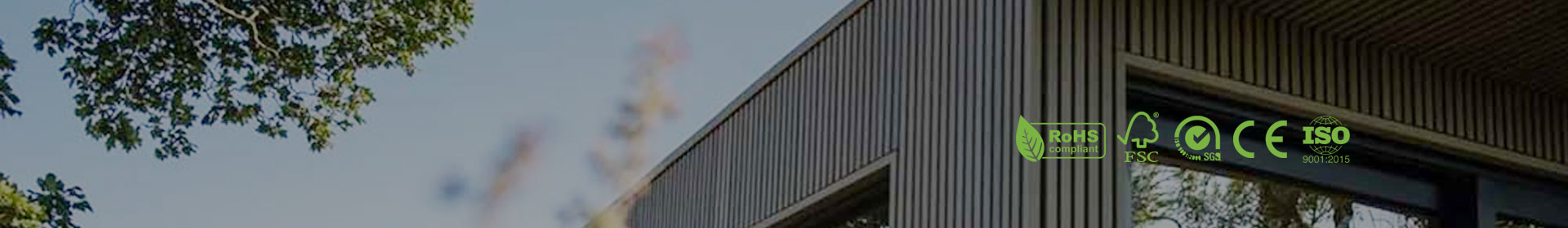 Hosung®- Capped Composite Slatted Wall Cladding - HOSUNG WPC Composite