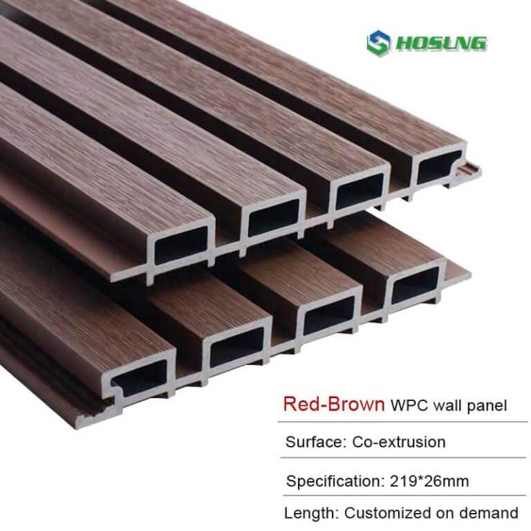 Hosung®- Capped Composite Slatted Wall Cladding - HOSUNG WPC Composite