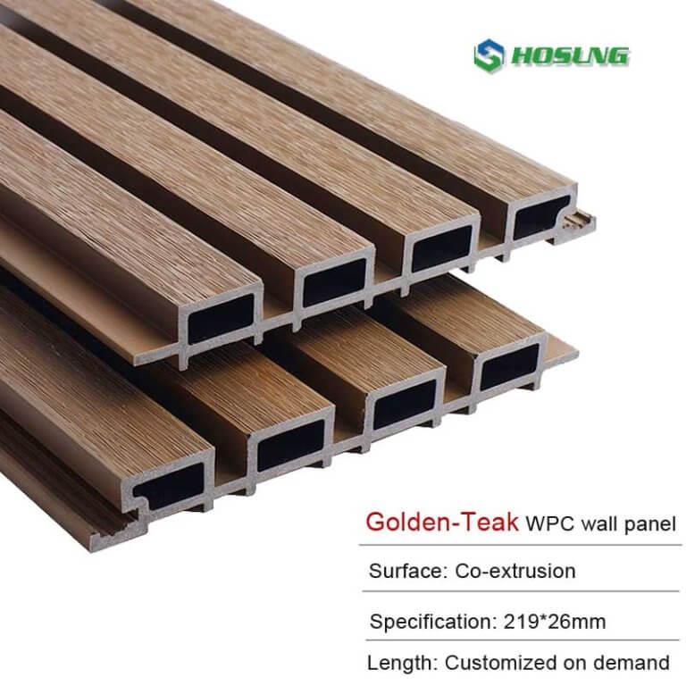 Hosung®- Capped Composite Slatted Wall Cladding - HOSUNG WPC Composite