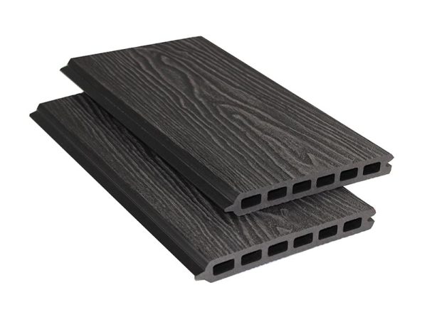 WPC Black Composite Decking Board 2.9 m Length | Forma Midnight ...