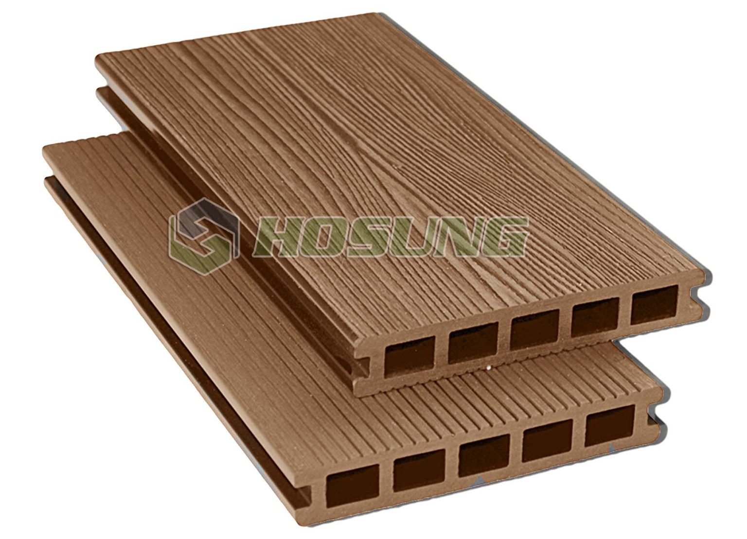 Hosung®- FW148K25D-Wicker Texture Teak - HOSUNG WPC Composite