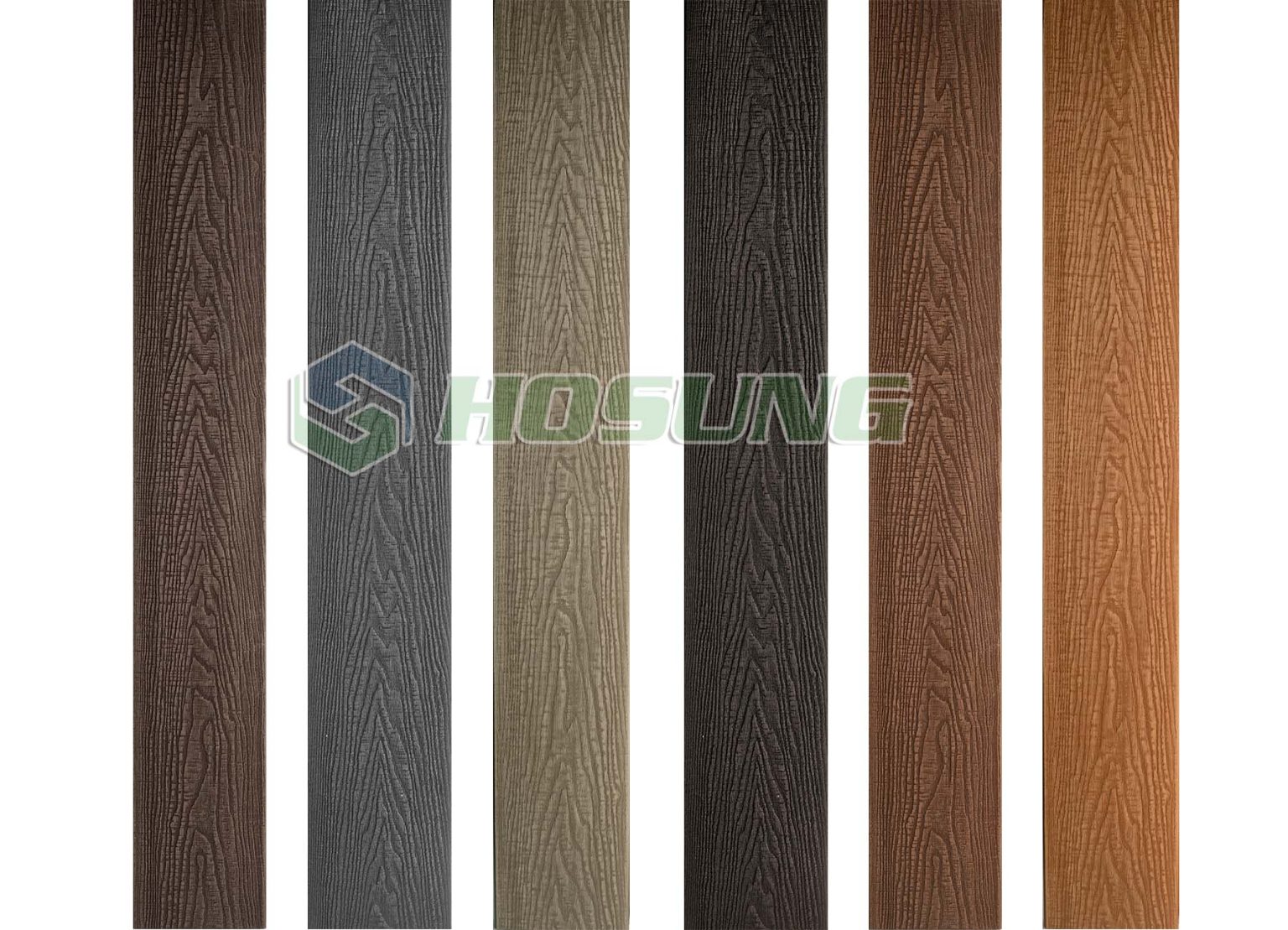 Hosung®- FW148K25D-Peak Texture Teak - HOSUNG WPC Composite
