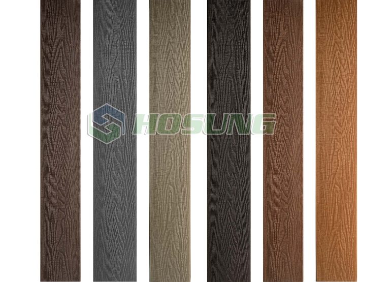 Hosung®- FW148K25D-Peak Texture Teak - HOSUNG WPC Composite